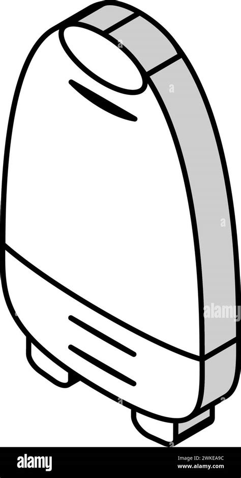 Aroma Diffuser Bottle Perfume Isometric Icon Vector Illustration Stock