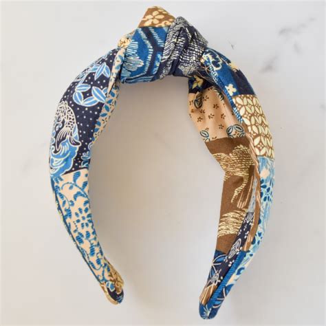 Soft Focus Knotted Headband Handmade Hair Accessory Momako Designs