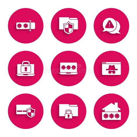 Set Laptop With Password Folder And Lock House Browser Incognito Window Credit Card Shield