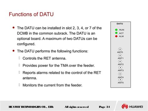 Ome201102 Huawei Bts3012 Hardware Structure Issue2 0 Ppt