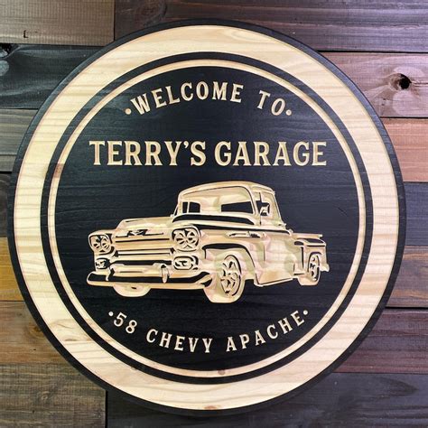 Man Cave Garage Signs Etsy