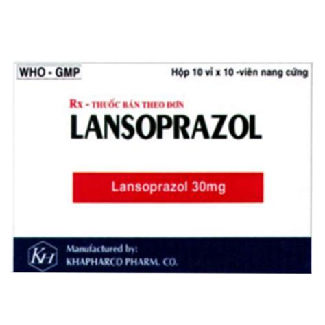 Lansoprazol điều Trị Loét Dạ Dày Tá Tràng Tăng Tiết Toan Bệnh Lý