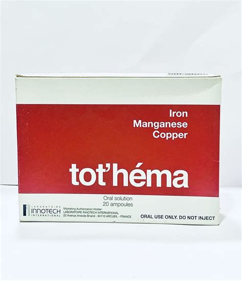 Tothema Oral Solution Iron Mag And Copper X20amps Medecify