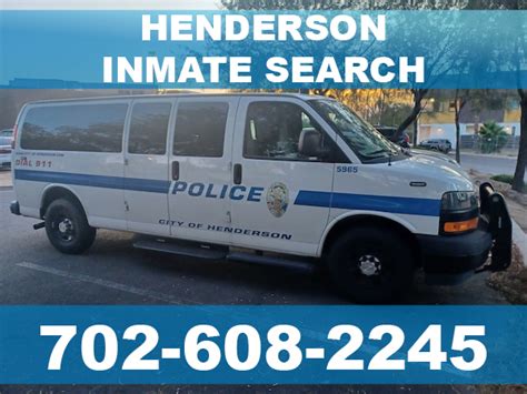Henderson Inmate Search Henderson Detention Center Nevada