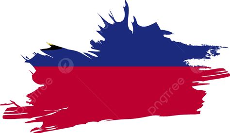 리히텐슈타인 국기 붓 필치는 클립 아트 리히텐슈타인 플래그 브러시 리히텐슈타인 국기 벡터 극이 투명한 리히텐슈타인 국기 PNG 일러스트 및 벡터 에 대한 무료