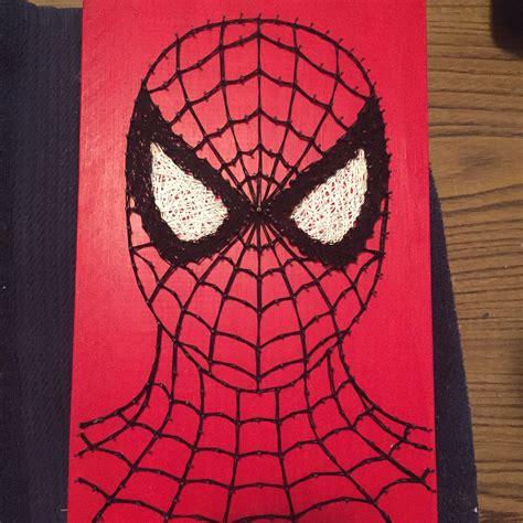 Spider Man String Art String Art String Art Diy Art