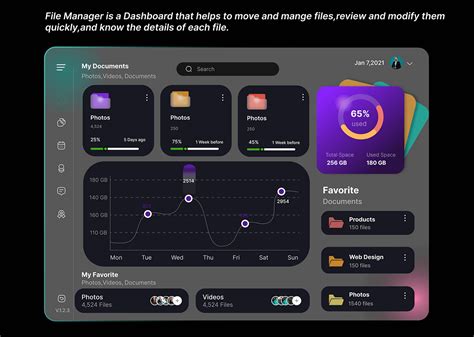 File Manager Dashboard UI Design On Behance File Manager Dashboard UI Design On Behance