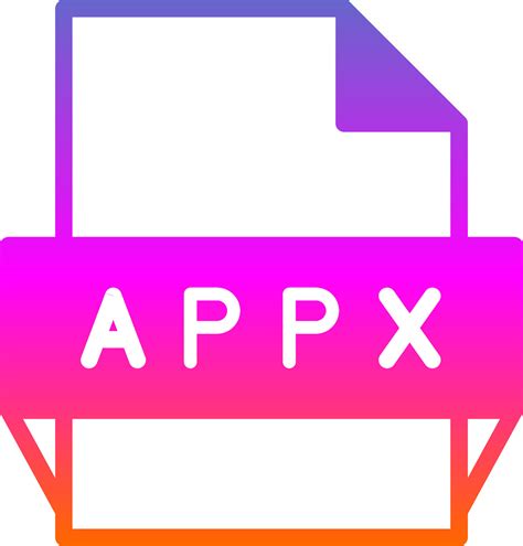 Appx File Format Icon 15711907 Vector Art At Vecteezy