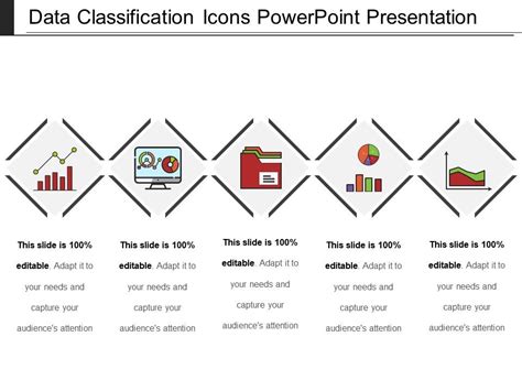 data classification icons powerpoint presentation powerpoint presentation templates ppt