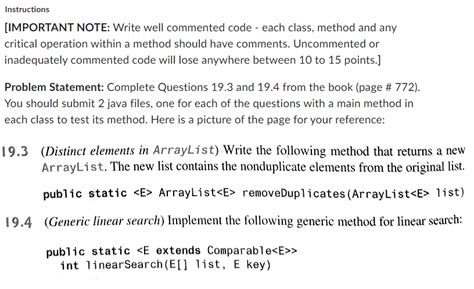 Solved Instructions IMPORTANT NOTE Write Well Commented Chegg Com