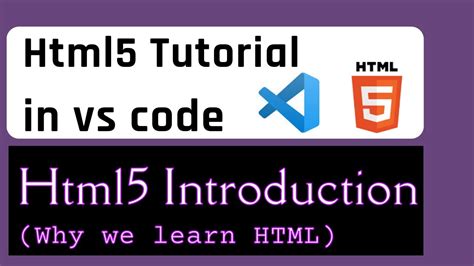 introduction to html5 in tamil html tutorial for beginners in tamil