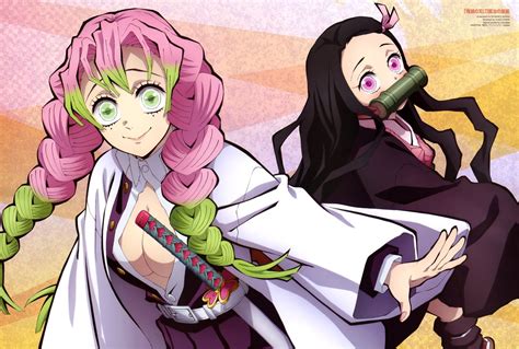 Mitsuri And Nezuko Arte Delle Anime Arte Anime