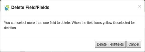 deleting fields