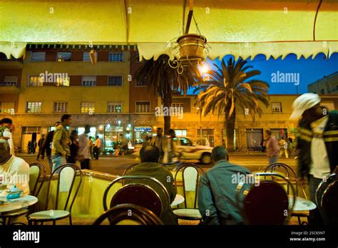 DailyLife Empire Bar Asmara Eritrea Stock Photo Alamy