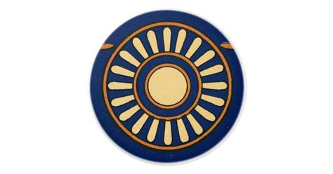 Vintage Assyrian Sun Ceramic Knob Zazzle