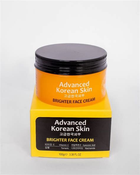 Advanced Korean Brighter Face Cream 100g Natural Oil Bar