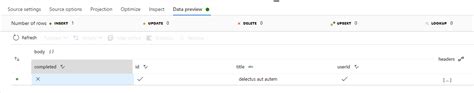 azure synapse data factory rest connector issues within data flows