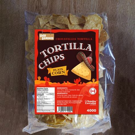 Designs New Lable For Tortilla Chips Product Label Contest