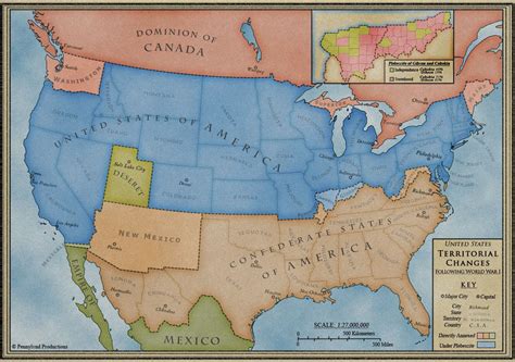 Alternate Of An Alternate Map Alternate History America Map