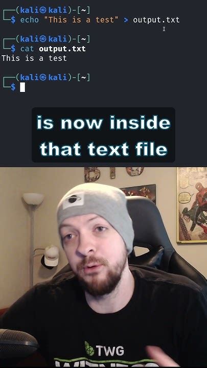Learning Linux Echo And Redirection Operators Youtube