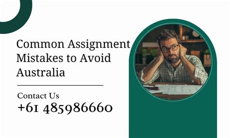 Common Assignment Mistakes To Avoid Australia Hituponviews
