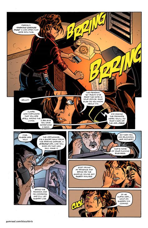 Resident Evil 2: Scenario G, Page 08/67 by BiscuitKris on DeviantArt