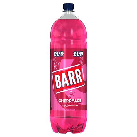Barr Cherryade Soft Drink 2l Bottle Orange And Fruit Flavoured Iceland Foods