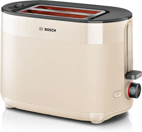Bosch Mymoment Delight Tat2m127gb Compact 2 Slice Toaster With Reheat