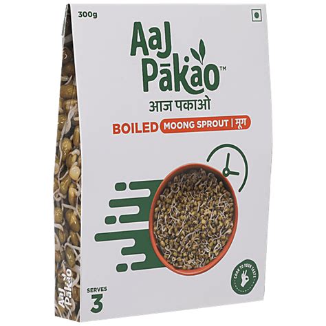 Buy Aaj Pakao Boiled Moong Sprouts Online At Best Price Of Rs 99