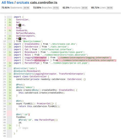 Testing And Code Coverage With JEST Issue Nestjs Nest GitHub