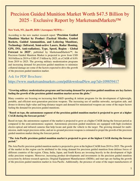 Ppt Precision Guided Munitions Market Powerpoint Presentation Free