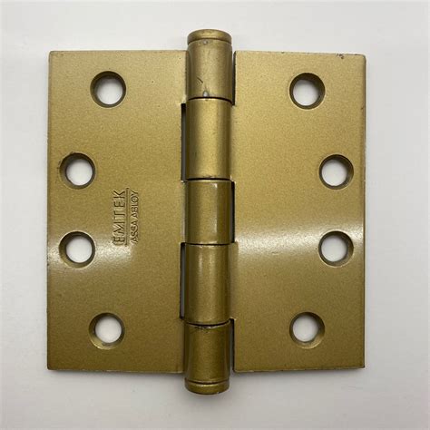 Emtek Solid Brass Bearing Hinges In Satin Brass Unbuilt