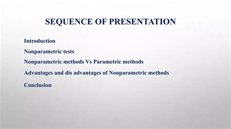 parametric and non parametric methods pptx