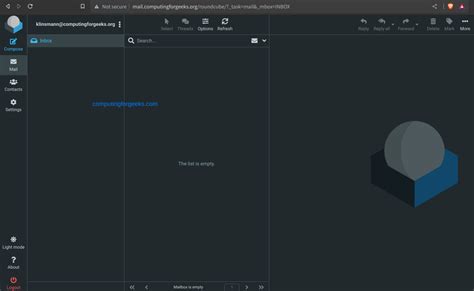 Deploy Mail Server On Debian 12 With Postfix Dovecot Mysql And Roundcube Computingforgeeks