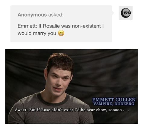 Twilight Saga Keeping Up With The Cullens Via Tumblr Emmett Cullen