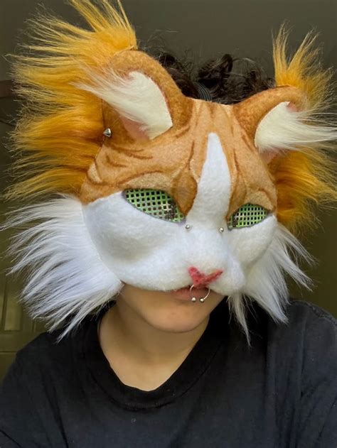 Pick Up The Phone 🤙 Cat Mask Diy Cat Mask Mask