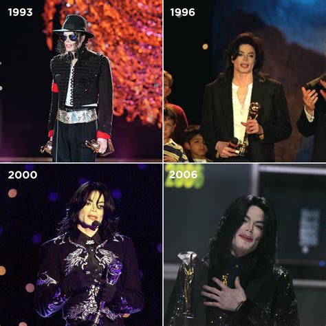 Michael Jackson At The World Music Awards Through The Years R