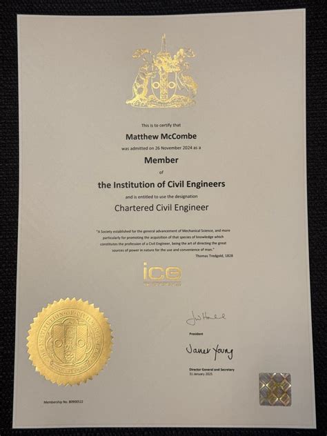 Honored To Attend The Institution Of Civil Engineers Ice At One Great