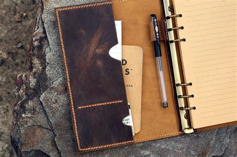 Refillable Planner Cover Cagie Refillable Faux Leather Agenda Binder