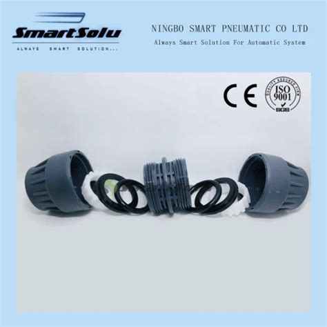 50mm Micro Duct Hdpe Compression Straight Compression Duct Connector