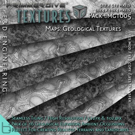 Second Life Marketplace Bmgt005 16 512px And 1024px Geological