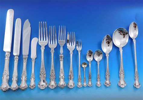 Cambridge By Gorham Sterling Silver Flatware Service Set 219