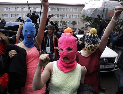 Pussy Riot Member Detained In Moscow For Sewing In Public Newsweek