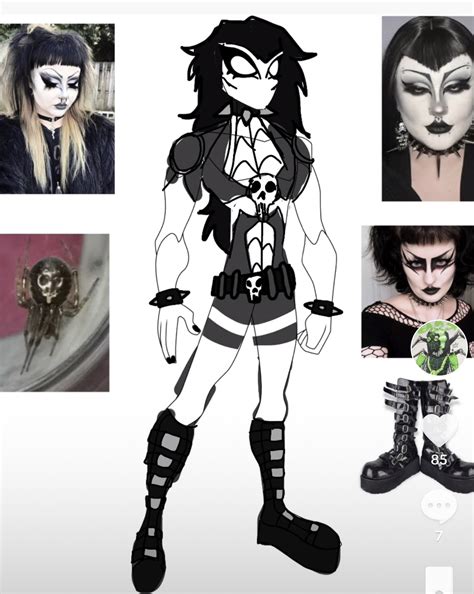 Goth Spidersona On Toyhouse