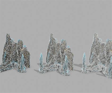 Artstation Rock Gate Game Assets