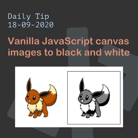 Convert Image Colors To Grayscale In Vanilla JavaScript