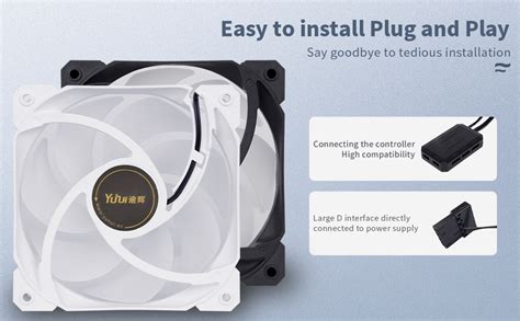 Sama Imb 3packs Argb Pc Case Fans With 6pin Fan Hub 120mm Fan Infinite Mirror 12v 5v