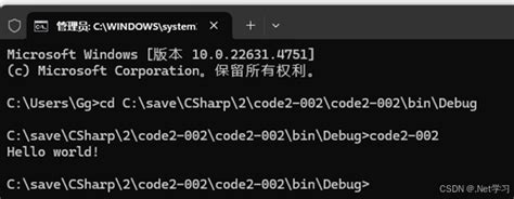 21 第一个程序：从 Hello World 开始用控制台应用写hello World Csdn博客