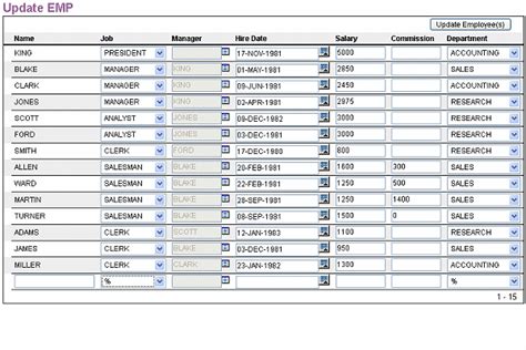 Application Express How To Build Multi Row Insert And Update Forms