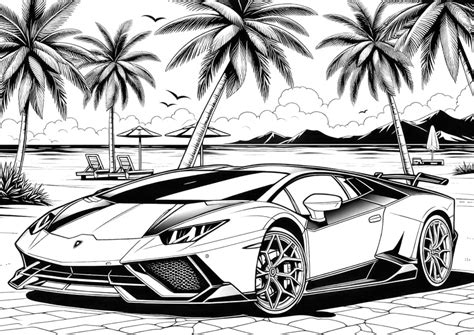 Lamborghini Aventador Lamborghini Coloring Pages How To Draw A